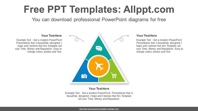 3-Stages Pyramid PowerPoint Diagram - Slidesgo templates