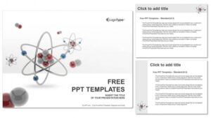 3D Atom Model PowerPoint Templates - Slidesgo templates