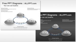 3D Cycle PPT Diagrams - Slidesgo templates