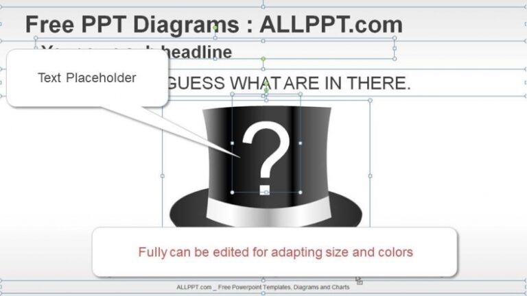 3D Fedora Graphic PPT Diagrams - Slidesgo templates