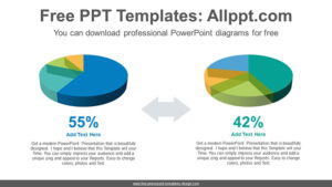 3D pie charts PowerPoint Diagram Template - Slidesgo templates