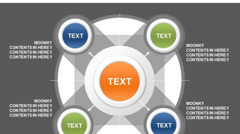 5 Relationship PowerPoint Diagram - Slidesgo templates