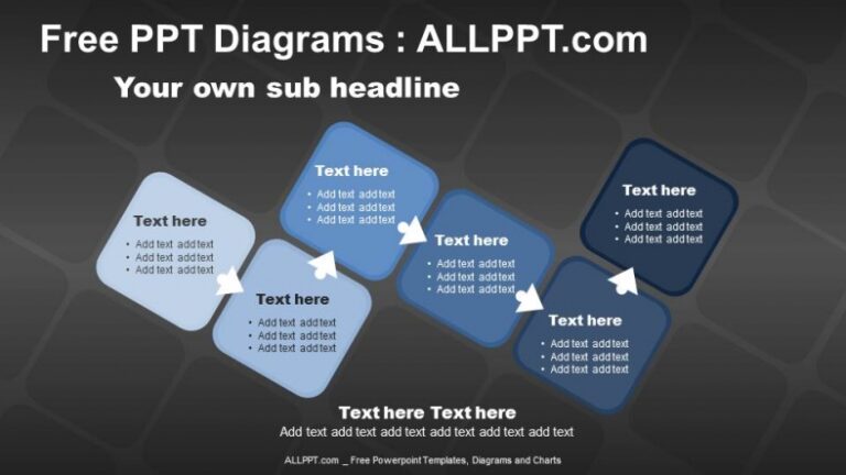 6 Matrix Flow PPT Diagrams - Slidesgo templates
