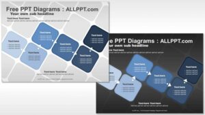 6 Matrix Flow PPT Diagrams - Slidesgo templates