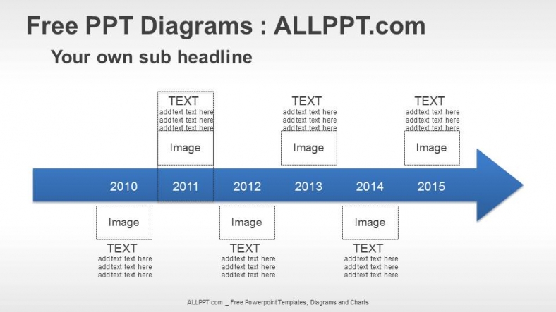 6 Years Arrow Timeline PPT Diagrams - Slidesgo templates 6 Years Arrow Timeline PPT Diagrams - Slidesgo templates