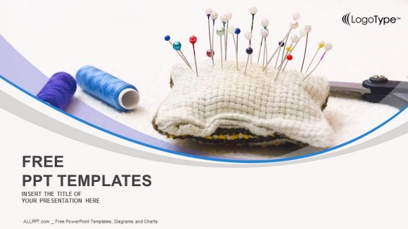 sewing Powerpoint templates and Google Slides themes -Slidego