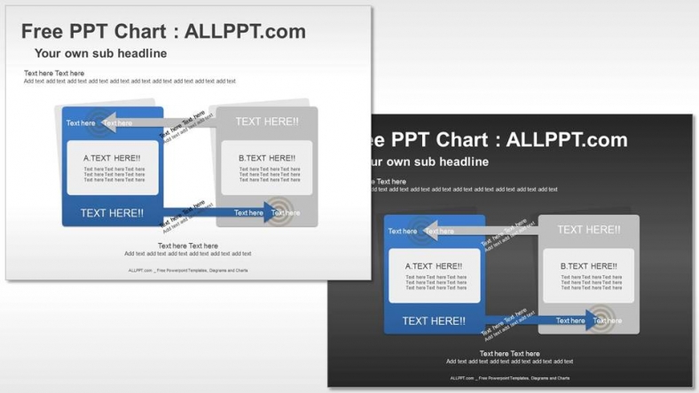 Arrow Call outs Relationship PPT Diagrams - Powerpoint and google ...