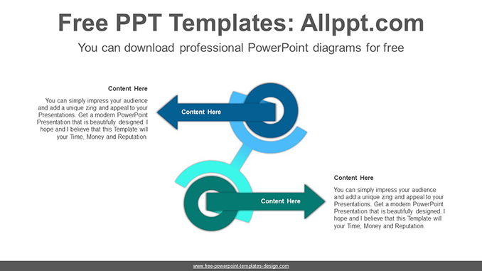 Arrows across doughnut PowerPoint Diagram Template - Slidesgo templates Arrows across doughnut PowerPoint Diagram Template - Slidesgo templates