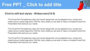Asthma inhaler PowerPoint Templates - Slidesgo templates