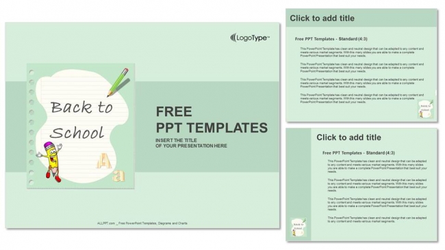 Back To School PowerPoint Templates - Slidesgo templates