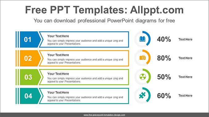 Banner doughnut charts PowerPoint Diagram Template - Slidesgo templates Banner doughnut charts PowerPoint Diagram Template - Slidesgo templates