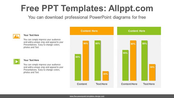 Bar Chart Comparative PPT Diagram - Slidesgo templates Bar Chart Comparative PPT Diagram - Slidesgo templates
