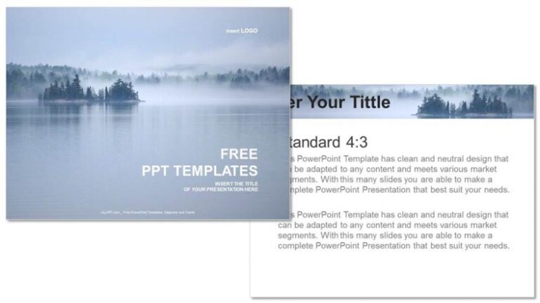 Beautiful Lake View-Nature PPT Templates - Slidesgo templates