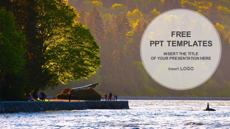 Beautiful Lake View-Nature PowerPoint Templates - Powerpoint and google ...