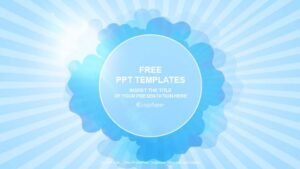 Blue Sky And Cloud-Abstract PPT Templates - Slidesgo templates