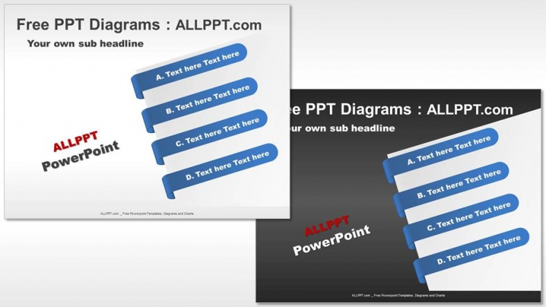 Bookmark Agenda PPT Diagrams - Slidesgo templates