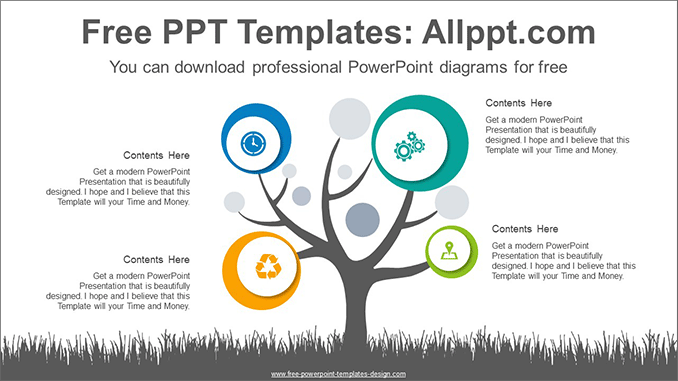 Bubbles tree PowerPoint Diagram Template - Slidesgo templates Bubbles tree PowerPoint Diagram Template - Slidesgo templates