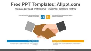 Business handshake PowerPoint Diagram - Slidesgo templates