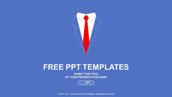 Business man shirt with red tie PowerPoint Templates - Slidesgo templates