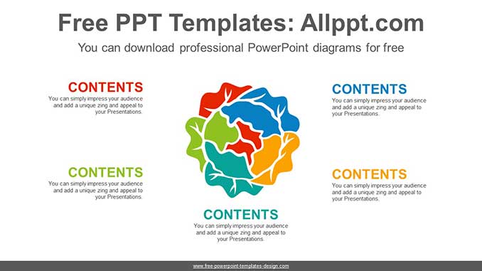 Cabbage Radial Circle PPT Diagram - Powerpoint and google slides ...