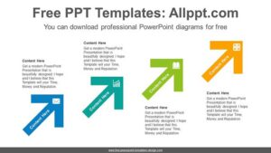 Cascading arrows PowerPoint Diagram - Slidesgo templates