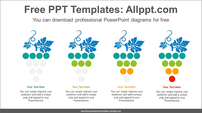 Change grape clusters PowerPoint Diagram Template - Slidesgo templates