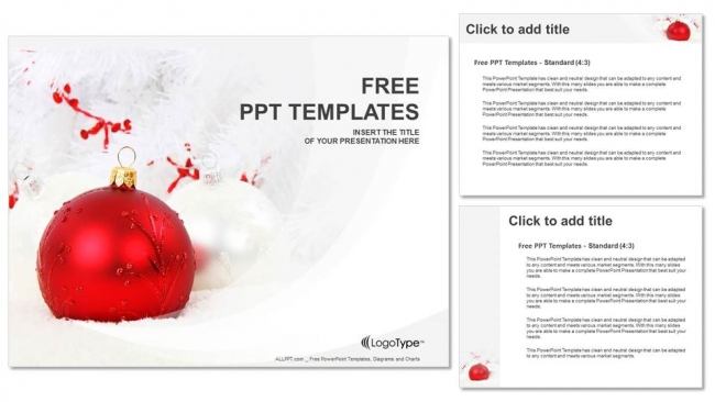 Christmas Decoration PowerPoint Templates - Powerpoint and google ...