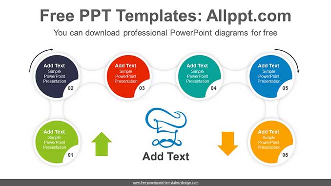 Circle Arrow Flow PowerPoint Diagram - Powerpoint and google slides ...