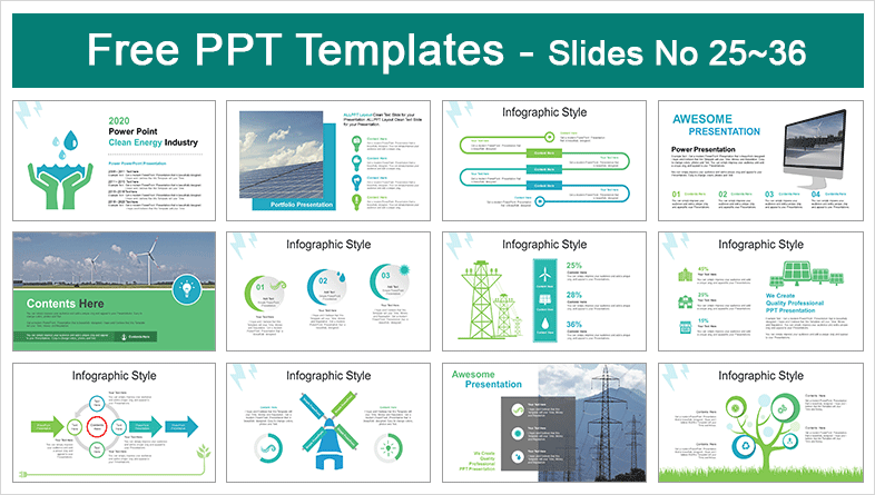 Clean Energy PowerPoint Templates - Slidesgo templates