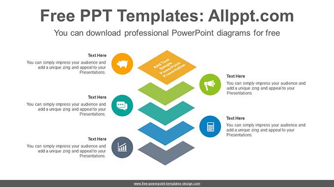 Clustered Square PowerPoint Diagram - Powerpoint and google slides ...