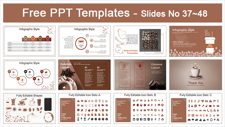 Coffee PowerPoint Templates - Slidesgo templates