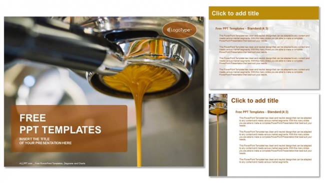 Coffee machine making espresso PowerPoint Templates - Slidesgo templates