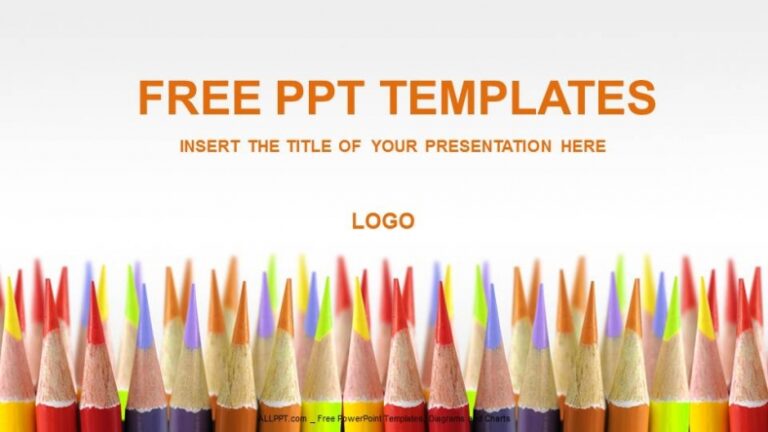 Colored Pencils Education Powerpoint Templates - Slidesgo templates