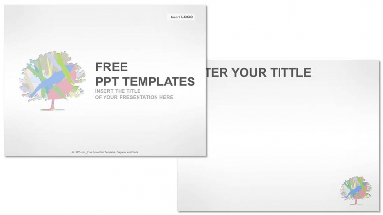 Colored Tree Nature PPT Templates - Slidesgo templates