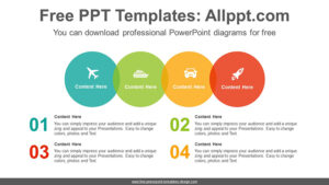Colorful circle list PowerPoint Diagram Template - Slidesgo templates