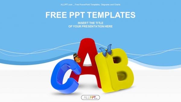 Colorful symbols heap of alphabet PowerPoint Templates - Slidesgo templates