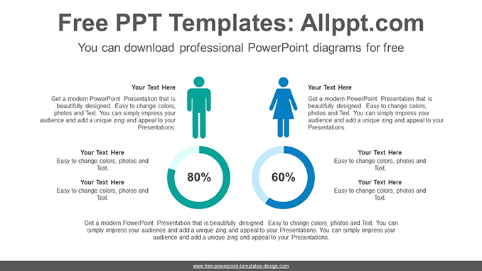 Comparative donut chart PowerPoint Diagram Template - Powerpoint and ... Comparative donut chart PowerPoint Diagram Template - Powerpoint and ...