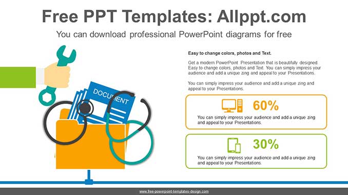 Computer Repair PowerPoint Diagram - Powerpoint and google slides ...