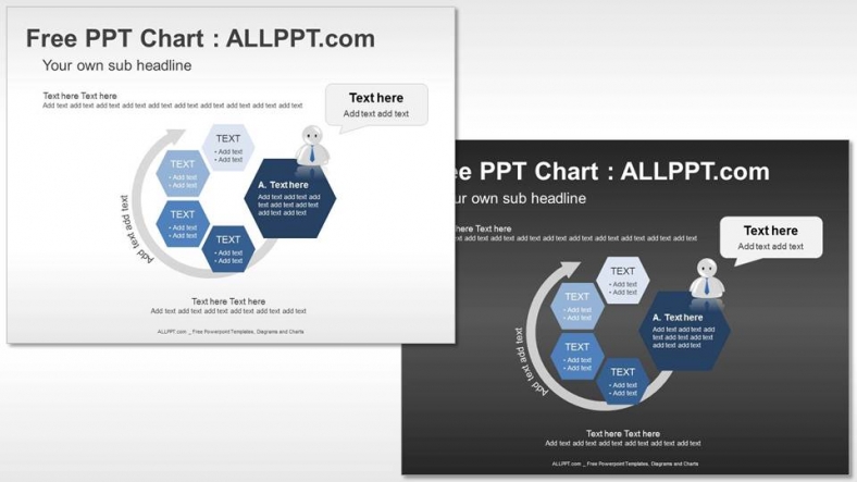 Cycle Shapes PPT Diagram - Slidesgo templates