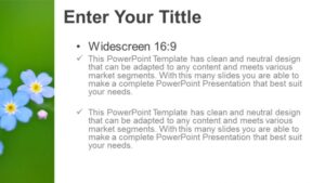 Delicate Blue-Nature PPT Templates - Slidesgo templates