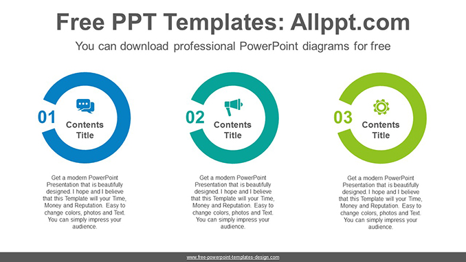 Donut text box PowerPoint Diagram Template - Slidesgo templates