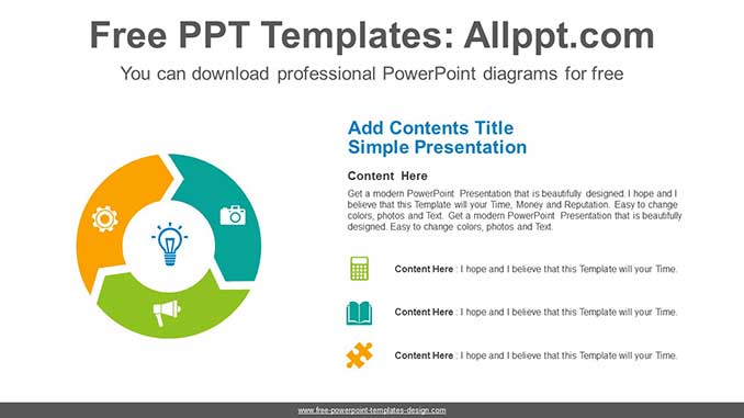 Doughnut arrow PowerPoint Diagram Template - Slidesgo templates Doughnut arrow PowerPoint Diagram Template - Slidesgo templates