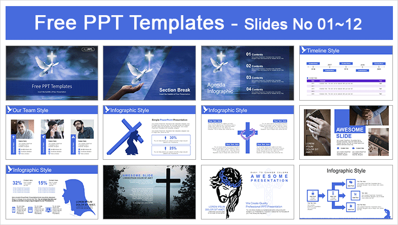 Dove Holy Spirit PowerPoint Templates - Slidesgo templates