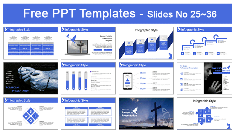 Dove Holy Spirit PowerPoint Templates - Slidesgo templates