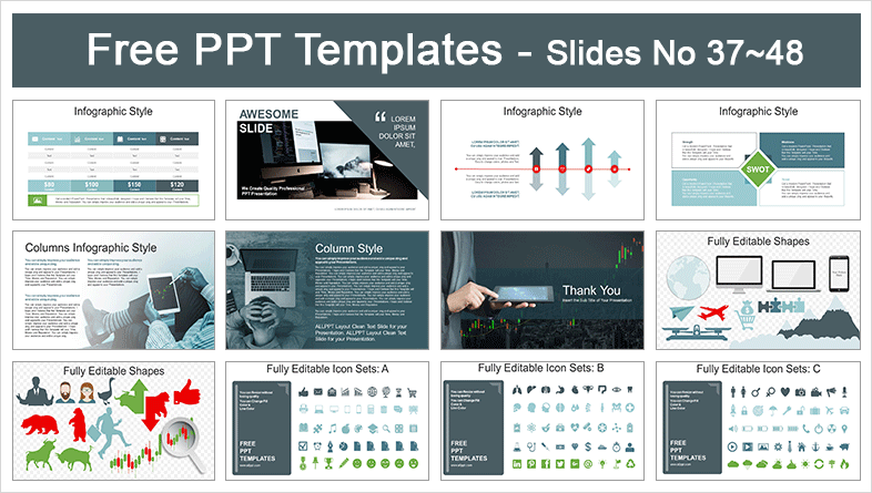 Economical Stock Market PowerPoint Templates - Powerpoint and google ...