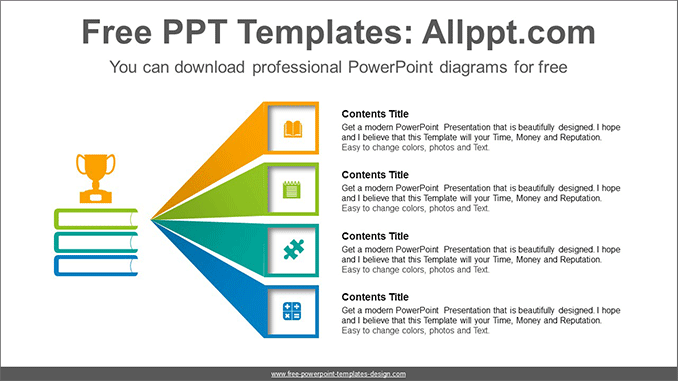 Emphasize square bars PowerPoint Diagram Template - Slidesgo templates