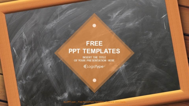Empty Black Board PowerPoint Templates - Powerpoint and google slides ...