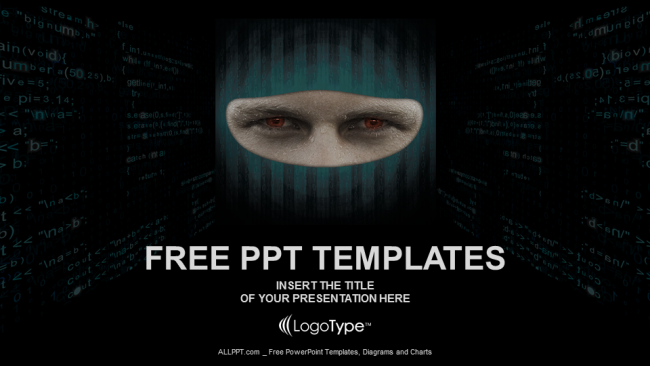 Face Hacker-Computer PowerPoint Templates - Slidesgo templates