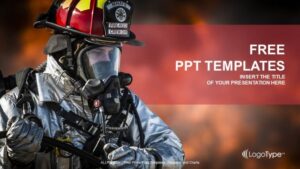 Firefighter Powerpoint templates and Google Slides themes -Slidego