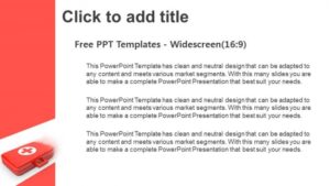 First Aid Kit PowerPoint Templates - Slidesgo templates